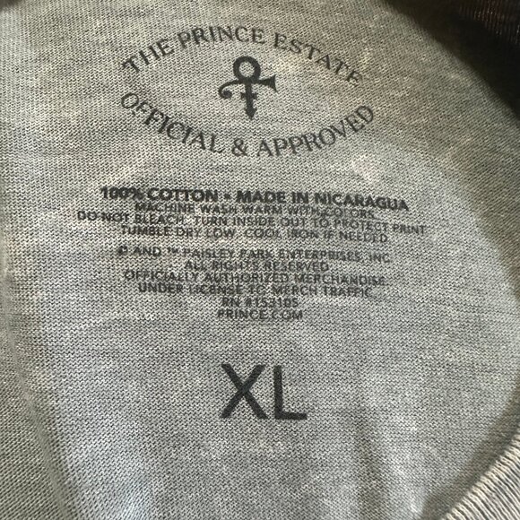 Prince | Shirts | Prince Purple Rain Mens Gray Tye Dye T Shirt Size Xl ...